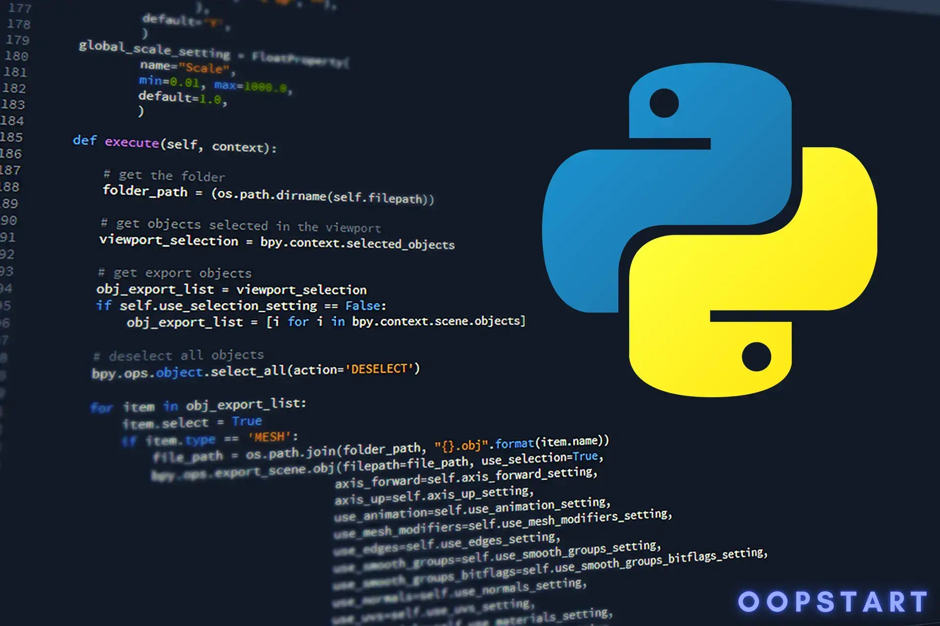 Python - oopstart.com