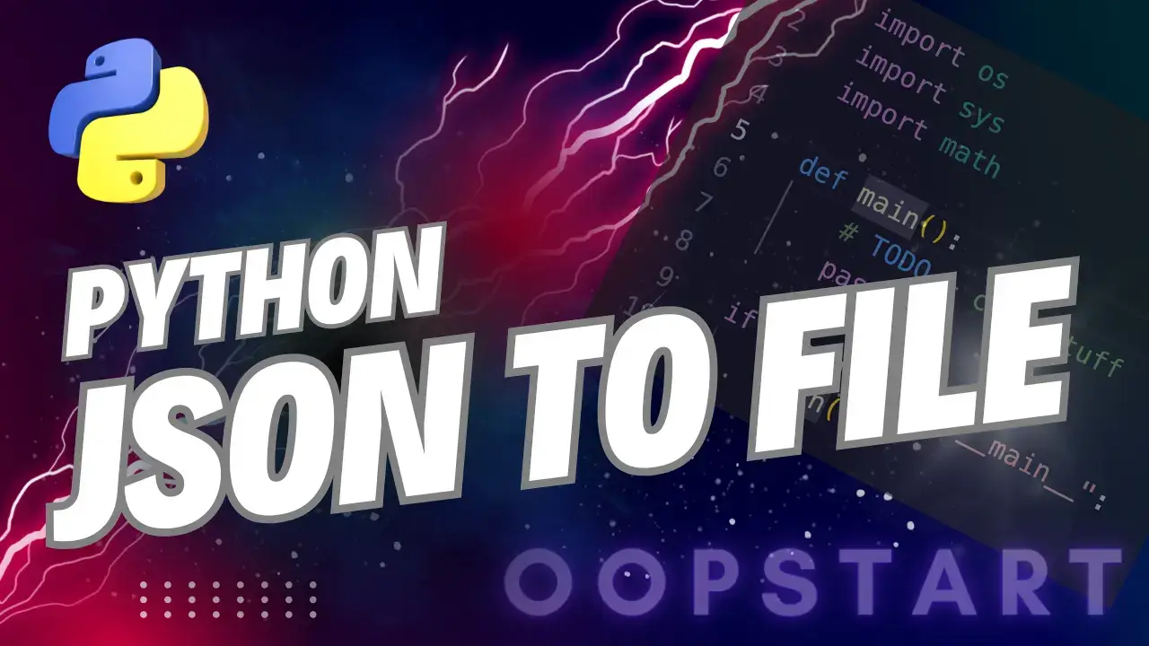 Python Write Json To File Comprehensive Guide 3347
